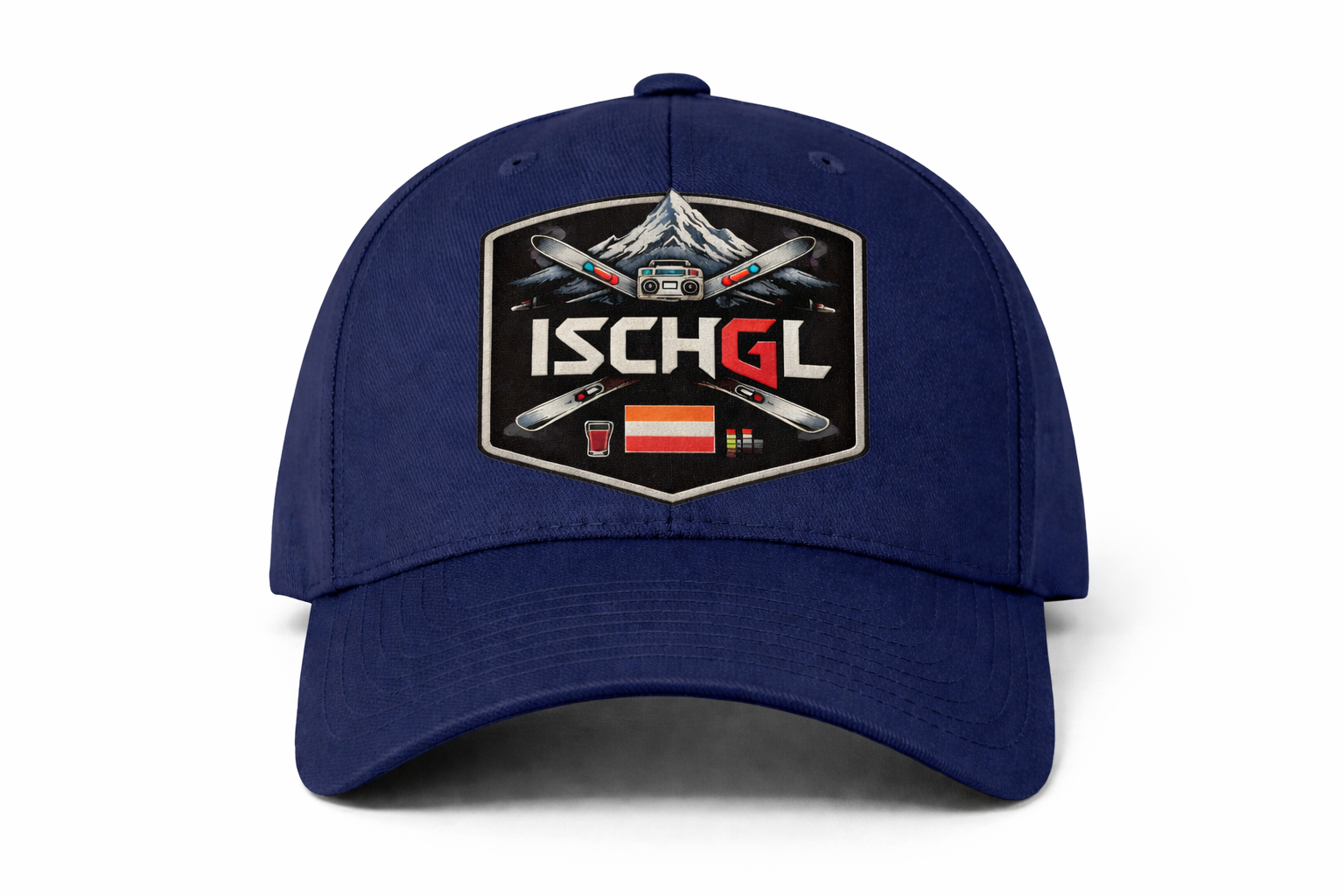 Ischgl – Après Ski Cap - Navy Blue | Limited Edition – Ski CAPS
